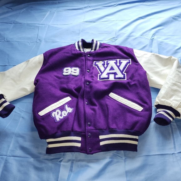 Delong | Jackets & Coats | Delong Varsity Letterman Wool Jacket High ...